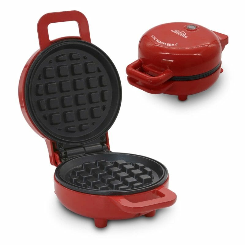 Mini Wafflera Eléctrica Roja- Home Elements - OMICRON